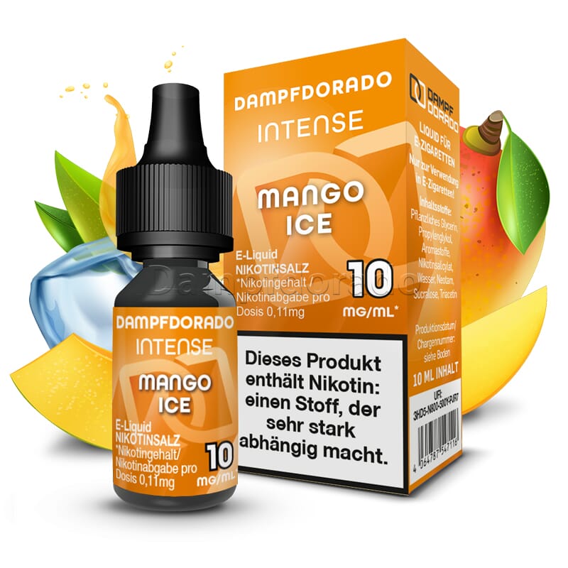Liquid Mango Ice | Intense Nikotinsalz | Dampfdorado