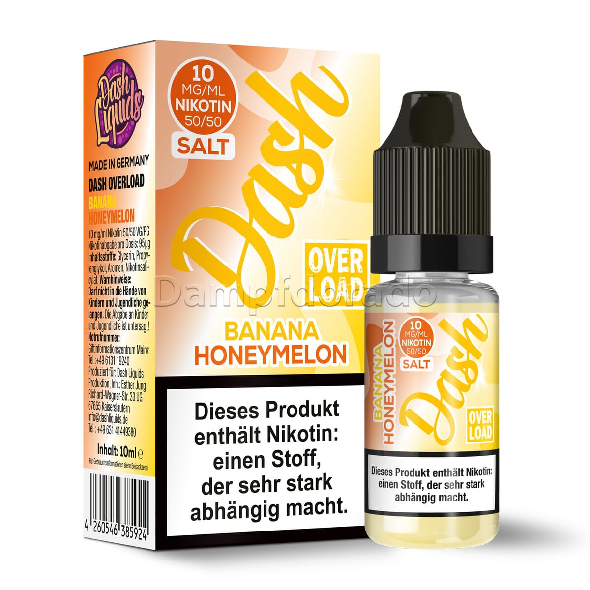 Liquid Banana Honeymelon | Dash Overload Nikotinsalz