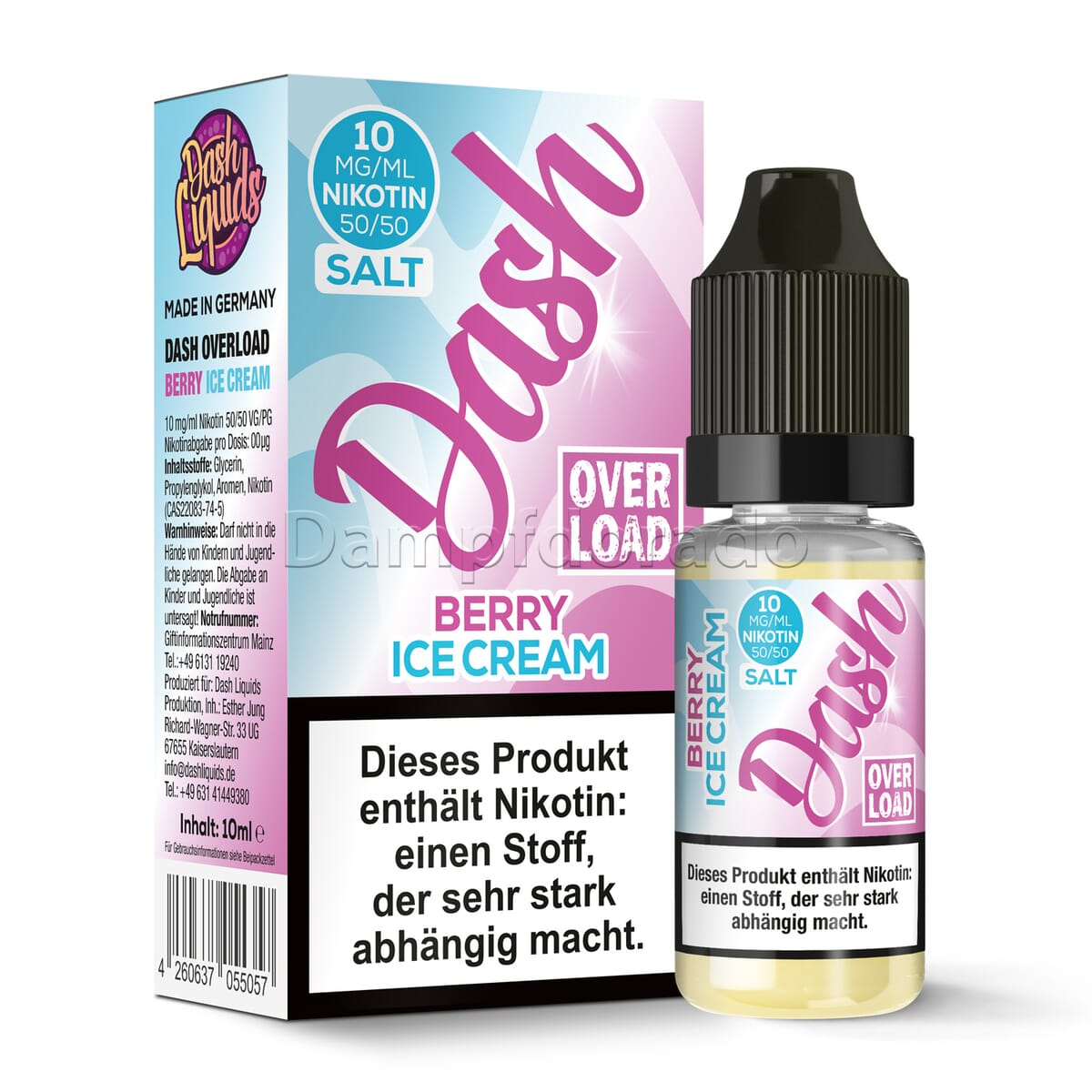 Liquid Berry Ice Cream | Dash Overload Nikotinsalz