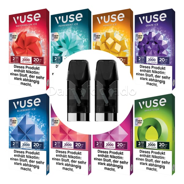 Vuse Pods | 2 Stück | Alle Sorten auf Lager | Dampfdorado