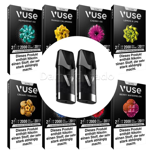 Vuse Ultra Pods alle Sorten | Dampfdorado
